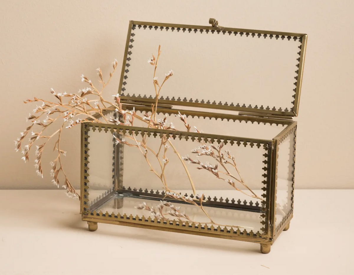 Chehoma Glass Rectangular Box – Collected Joy