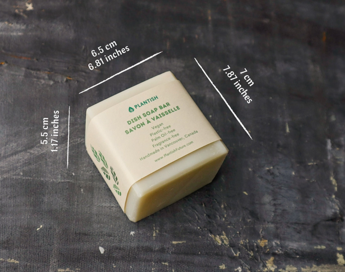 Plantish SOLID DISH SOAP BAR (8oz) – Collected Joy