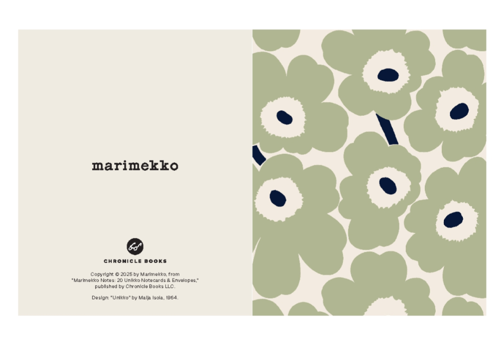 Marimekko Notecards & Envelopes PASTELS – Collected Joy