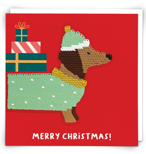 REDBACK XMAS SEQUIN PATCH CARD – Collected Joy