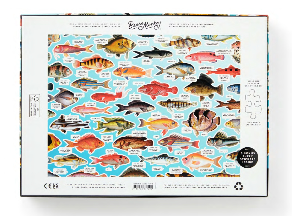 JUDGY FISH PUZZLE 1000 PCS – Collected Joy